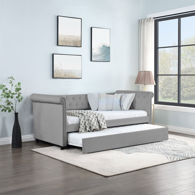 Trundle sleeper sofa store